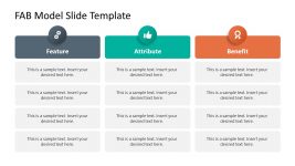Column Slide Design - FAB Model Template - SlideModel