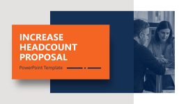Cover Slide Template for Increase Headcount Presentation - SlideModel