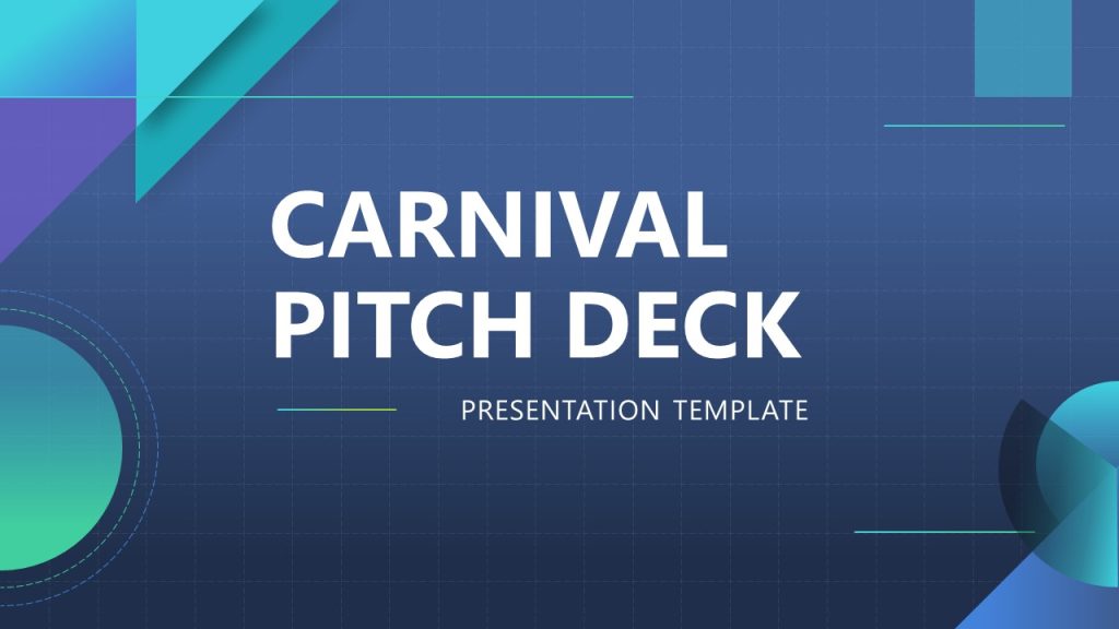 Cover Slide - Carnival Pitch Deck - SlideModel