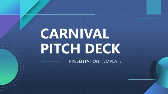 Cover Slide - Carnival Pitch Deck - SlideModel