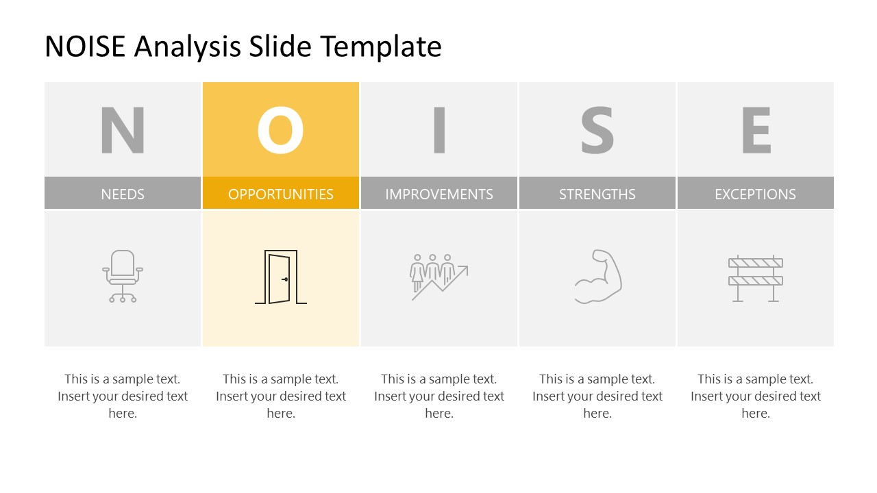 NOISE PowerPoint Template & Google Slides Presentation