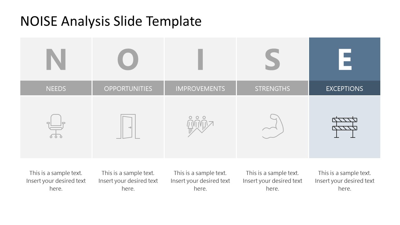 NOISE PowerPoint Template & Google Slides Presentation NOISE PowerPoint Template & Google Slides Presentation