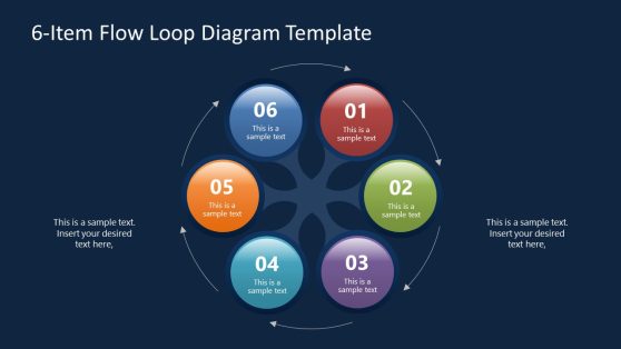 PPT 6-Item Presentation Diagram - SlideModel