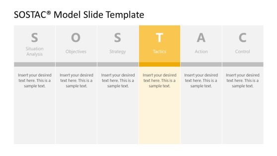 Tactics Slide Layout - SOSTAC PowerPoint Editable Template - SlideModel