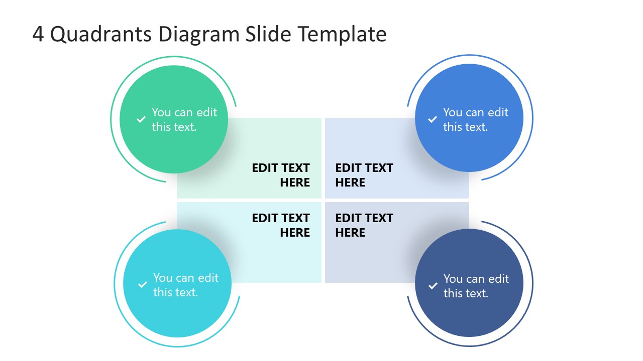 4 Quadrants Template Diagram For PowerPoint Google Slides