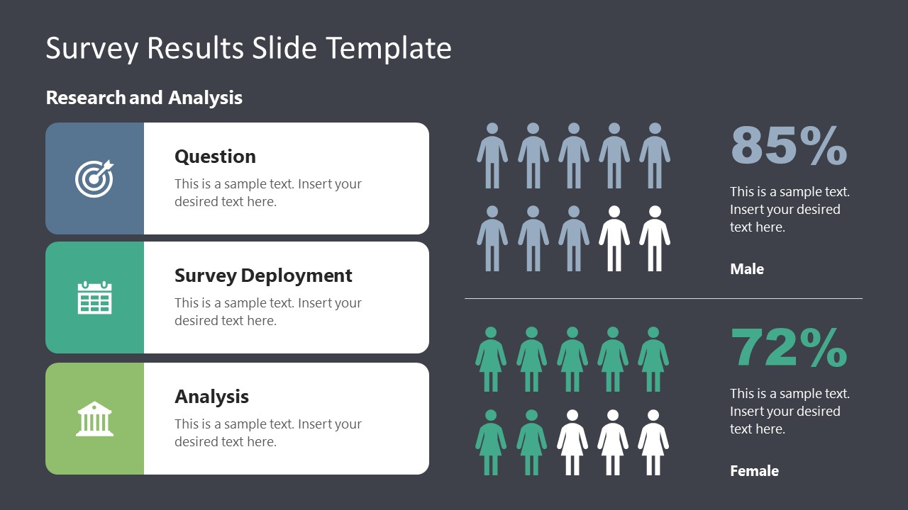 Survey Results PowerPoint Template Google Slides