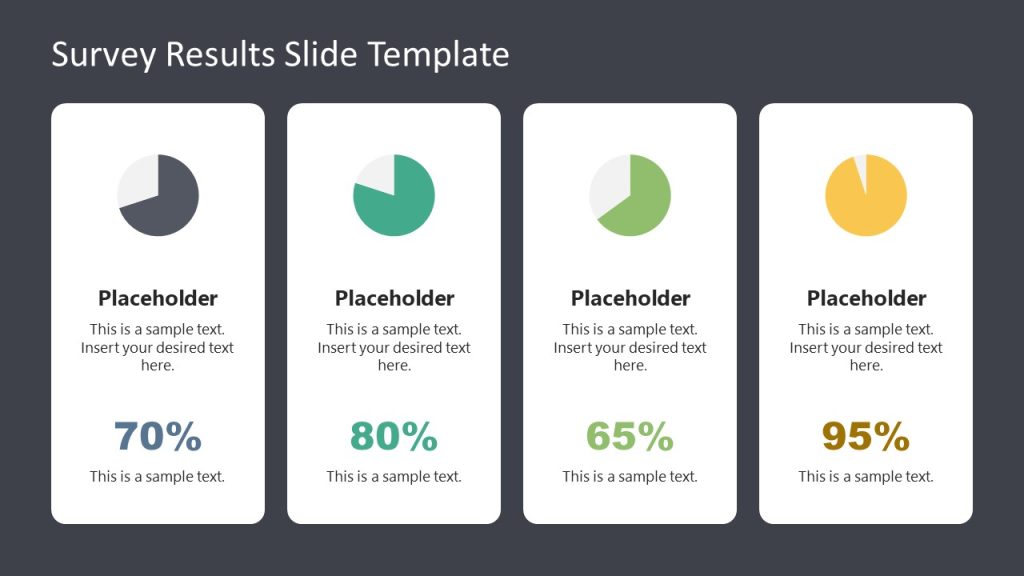 Four Columns Slide for Survey Results Discussion - SlideModel