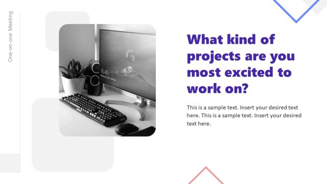 One-on-one Meeting Slide for Projects - SlideModel