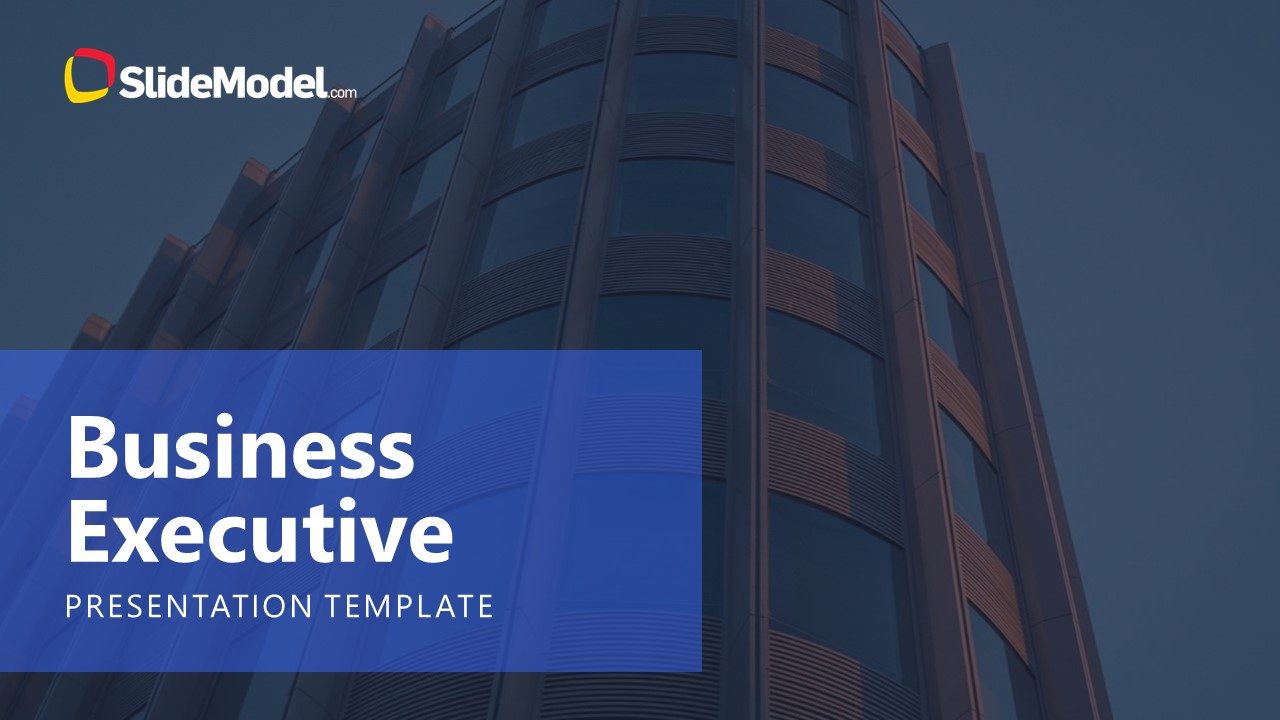 Cover Slide for Business Executive PPT Template - SlideModel
