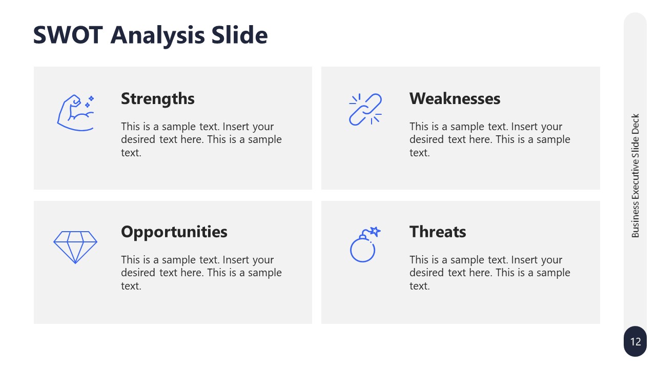 Business Executive PowerPoint Slide Deck Template