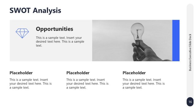 SWOT Analysis Presentation Slide Deck - SlideModel