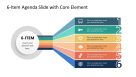 6-Item Agenda Slide PowerPoint Template - SlideModel