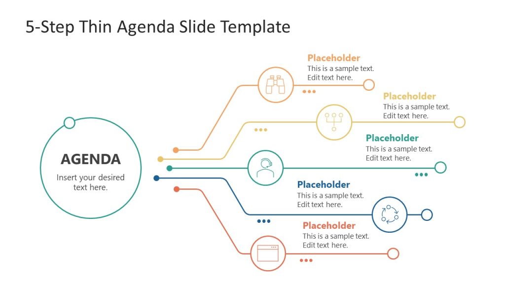 PPT Agenda Slide Template for Presentation - SlideModel
