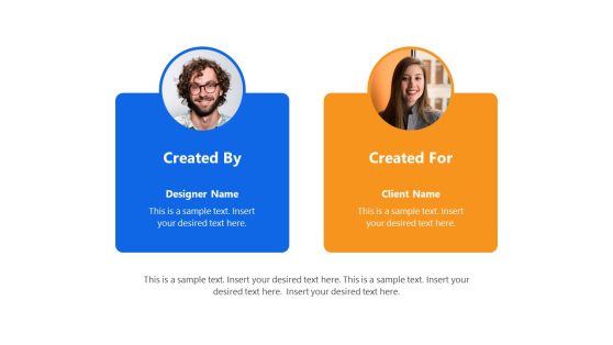 Creator & Client Slide for Logo PPT Presentation - SlideModel