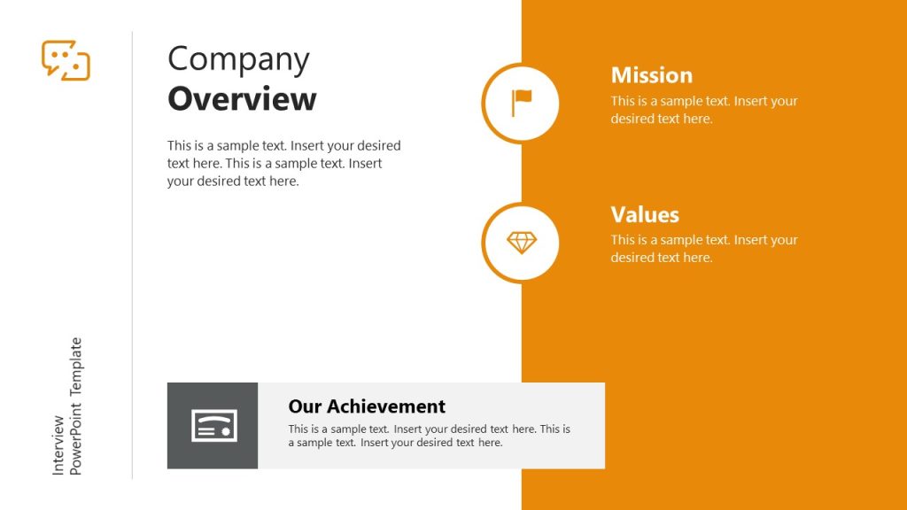 Company Overview Slide - Interview PPT Template - SlideModel