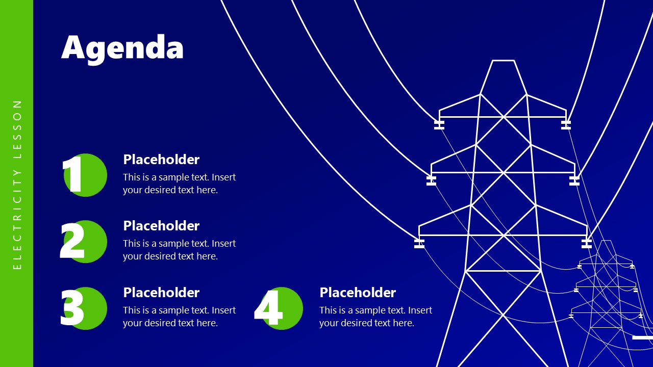 Electricity Lesson PowerPoint Template & Google Slides