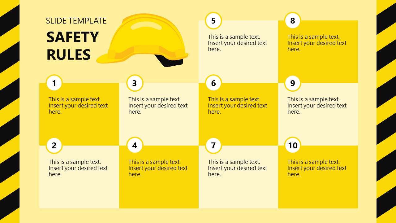 Safety Rules PowerPoint Template Google Slides