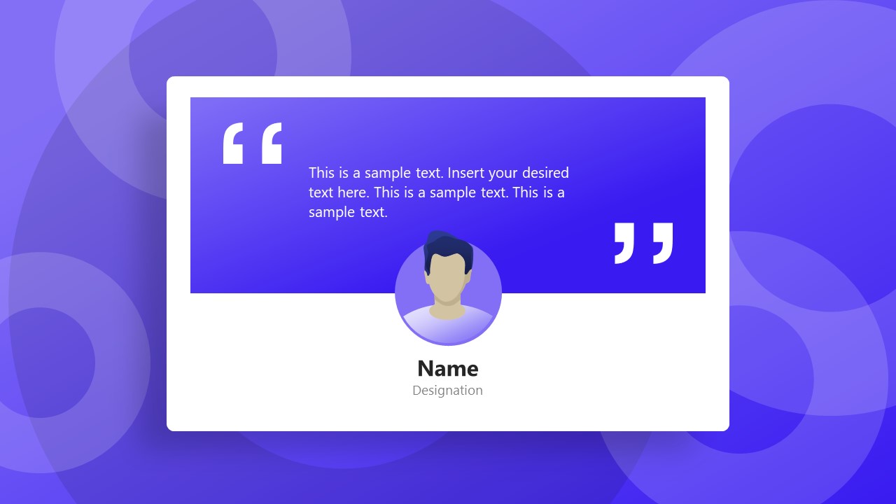 Client Testimonial Slides Template for PowerPoint