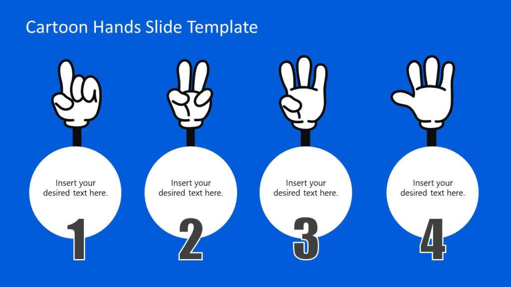 Editable Cartoon Hands Template - SlideModel