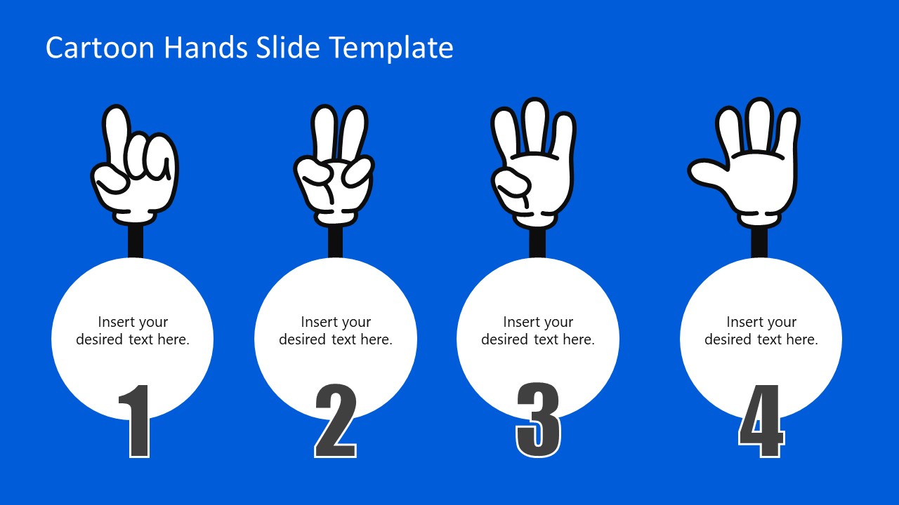 Cartoon Hands PowerPoint Template