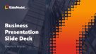 Business Presentation Slide Deck - Title Slide - SlideModel