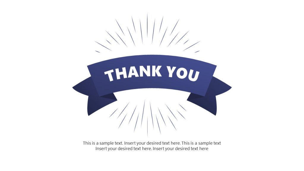 Editable Modern Thank You Slide Template for PowerPoint - SlideModel