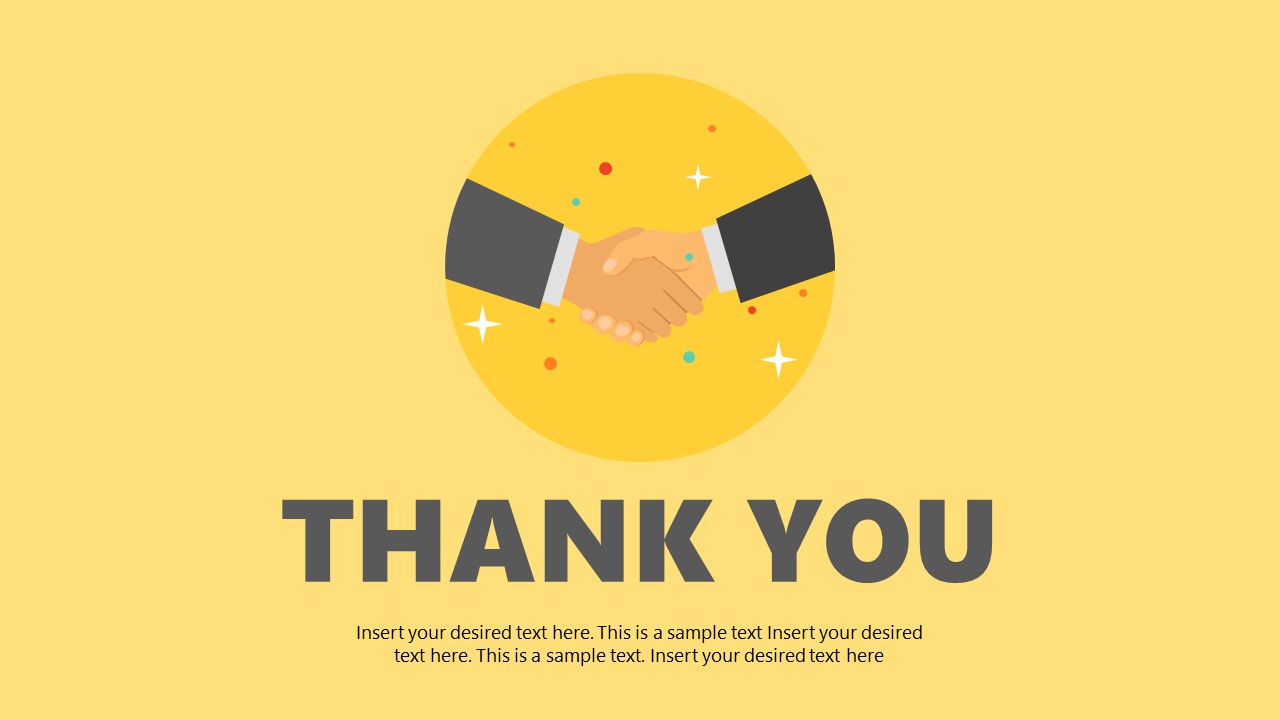 Closed Deal Thank You Slide PowerPoint Template