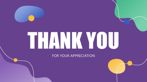 Thank You for your Appreciation Slide Template - SlideModel