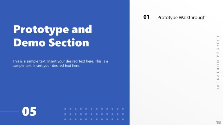 Prototype & Demo Section - Hackathon Project - SlideModel