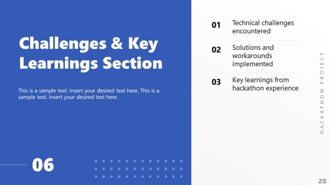 Editable PPT Presentation Template for Hackathon - SlideModel