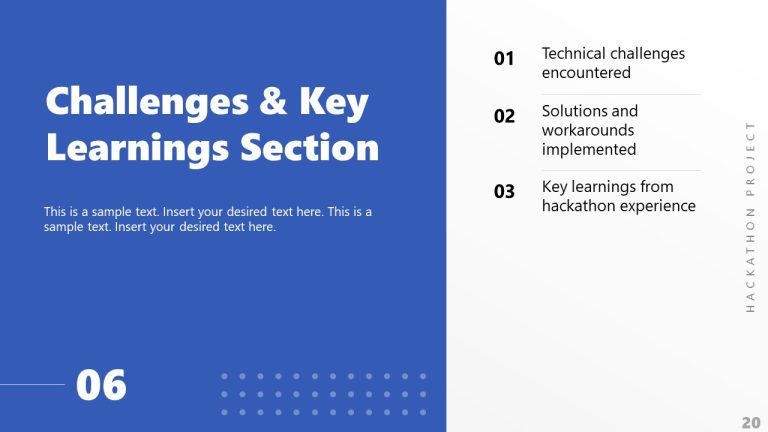 Editable PPT Presentation Template for Hackathon - SlideModel