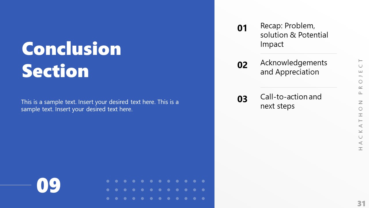 Hackathon Project PowerPoint Template
