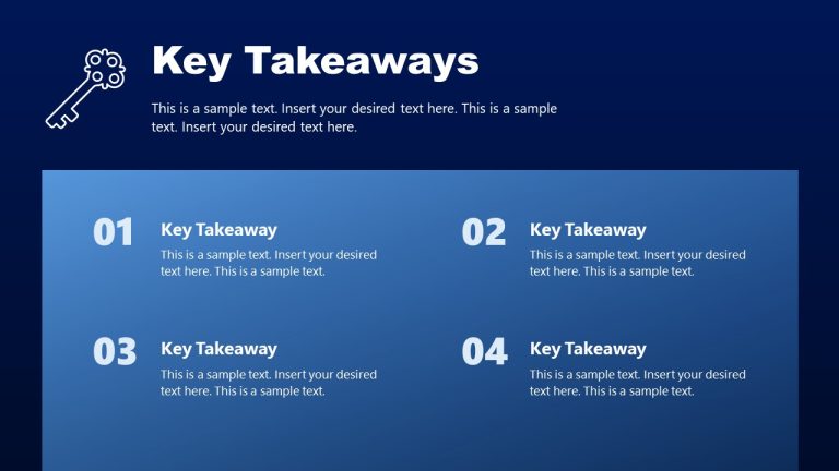 Key Takeaways Infographics Slide with Key Points - SlideModel