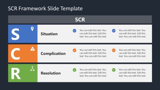 PPT SCR Presentation Template with Dark Background - SlideModel