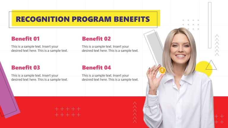 Recognition Program Benefits Slide For Operations Metrics Recognition