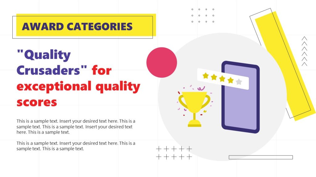Editable Powerpoint Template For Operations Metrics Recognition Program