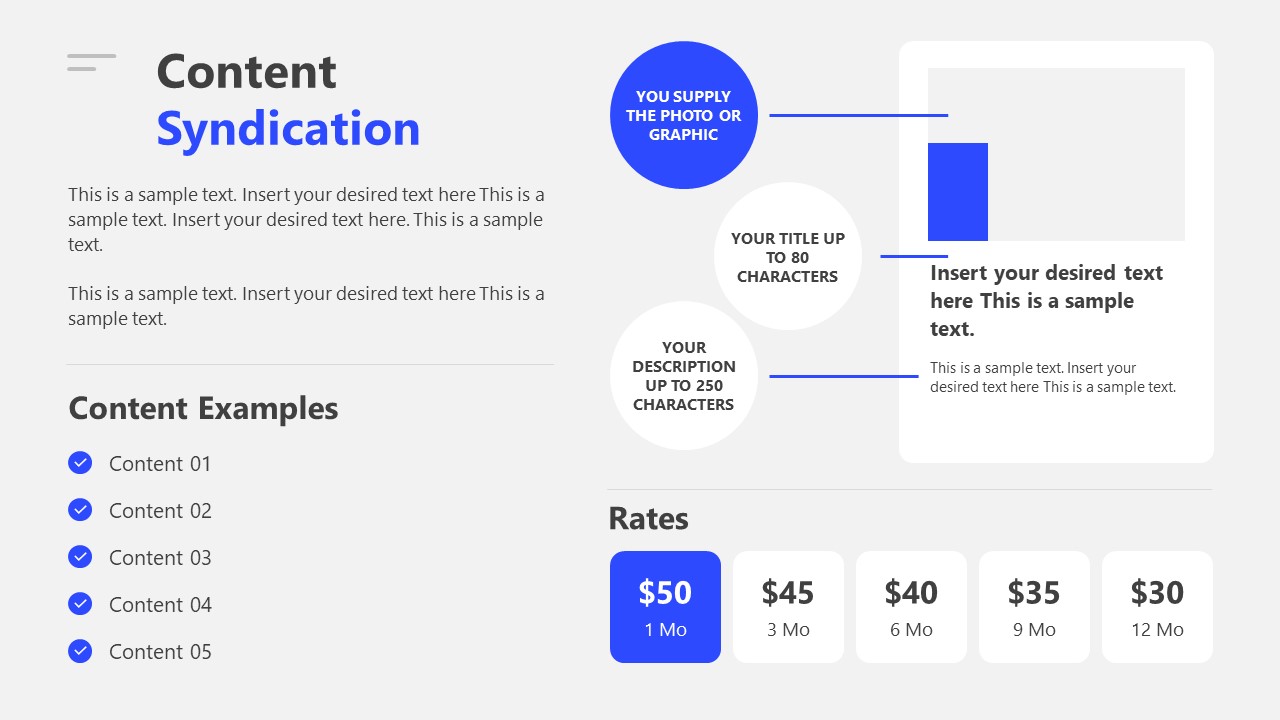 Web Publisher Media Kit PowerPoint Template