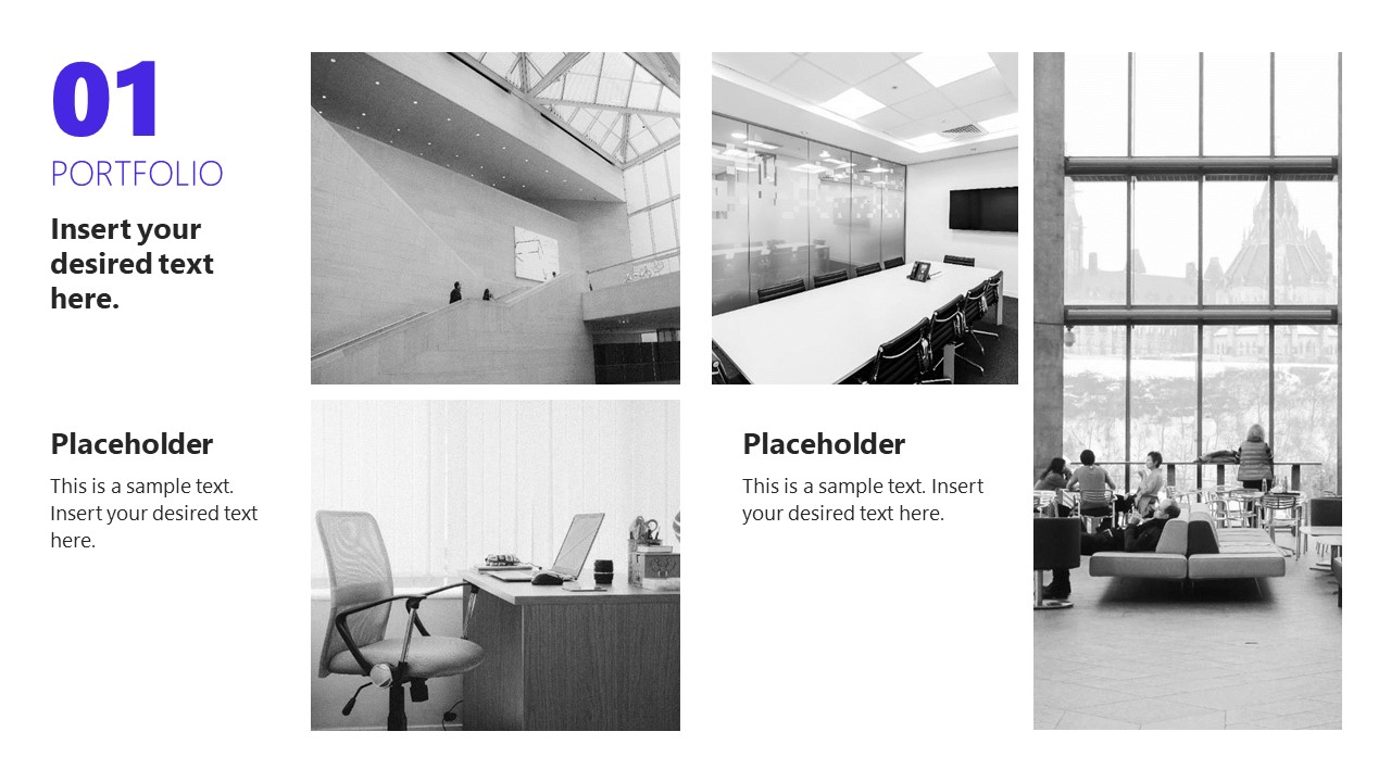 Experience Portfolio PowerPoint Template