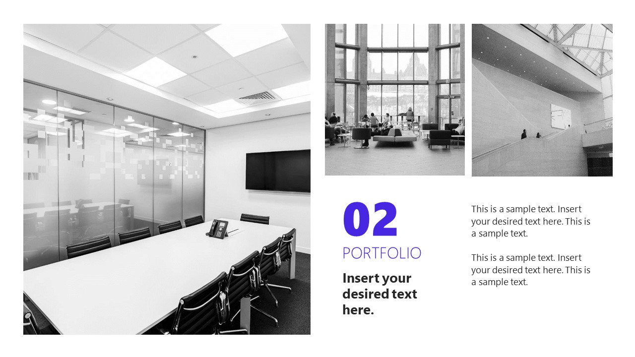 Experience Portfolio PowerPoint Template