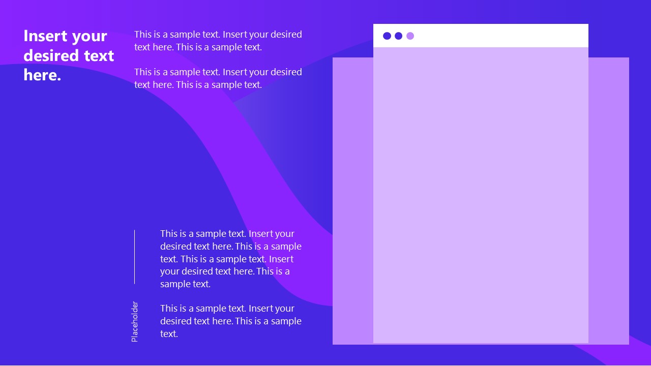 Experience Portfolio PowerPoint Template