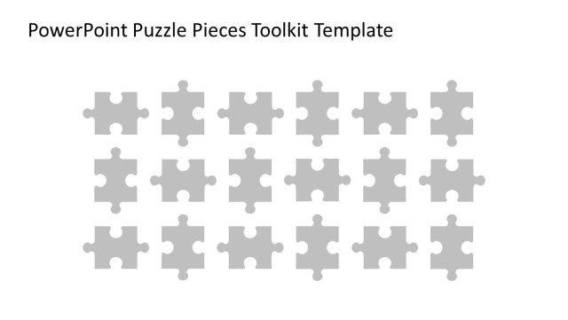 PowerPoint Presentation Template for Puzzle Pieces Toolkit - SlideModel