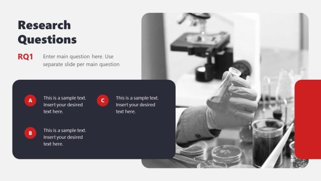 Research Questions Slide for PowerPoint Template - SlideModel