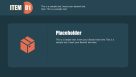 5 Items Talking Points Presentation Slide Template - SlideModel