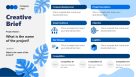 One-pager Creative Brief PowerPoint Presentation Template - SlideModel