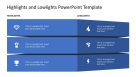 Editable Highlights and Lowlights PPT Template - SlideModel