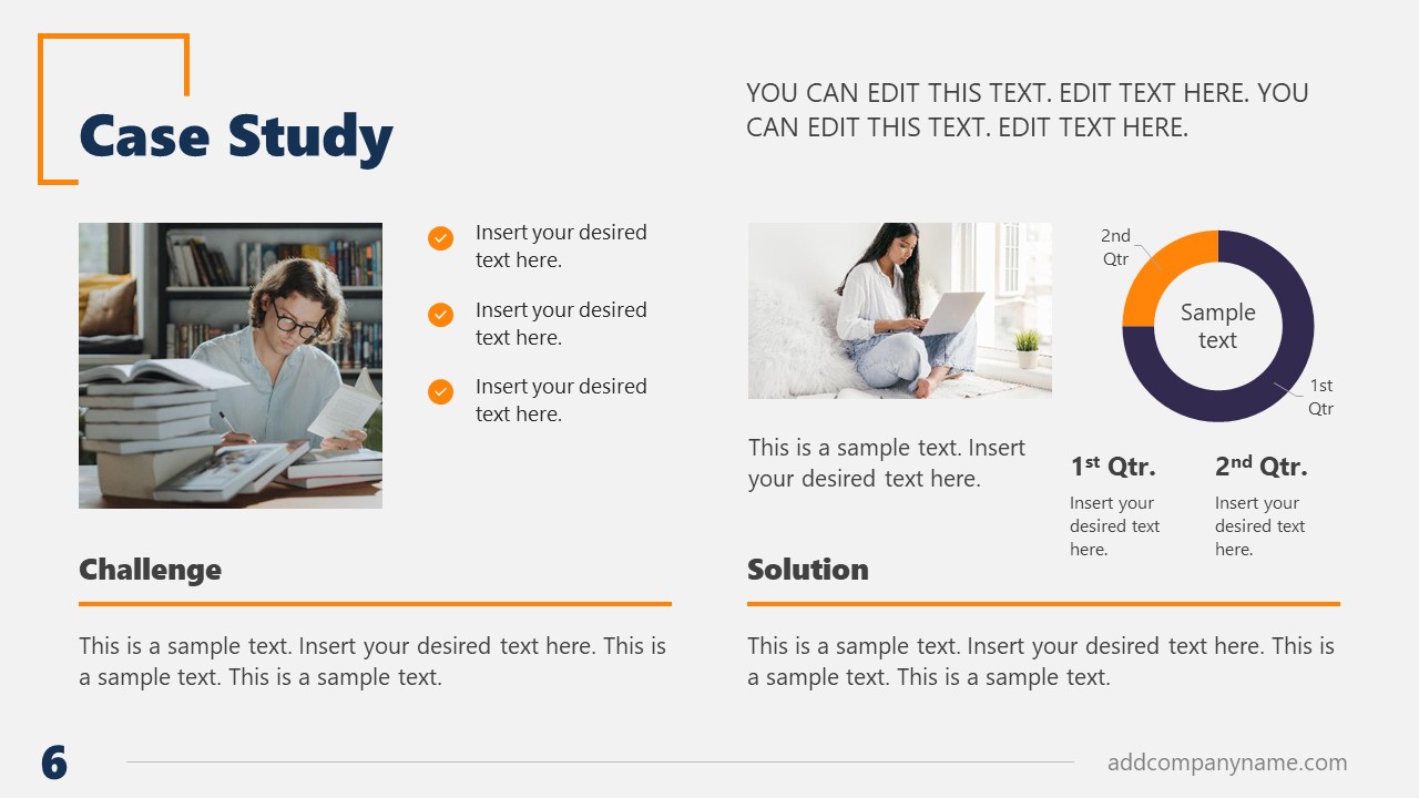 Formal Presentation Template
