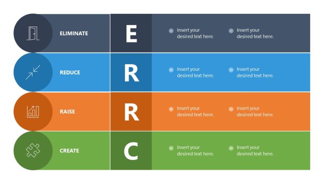 PowerPoint Rows Layout for ERRC Model Presentation - SlideModel