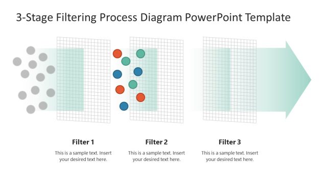 3-Stage Filtering Process Diagram PPT Slide - SlideModel