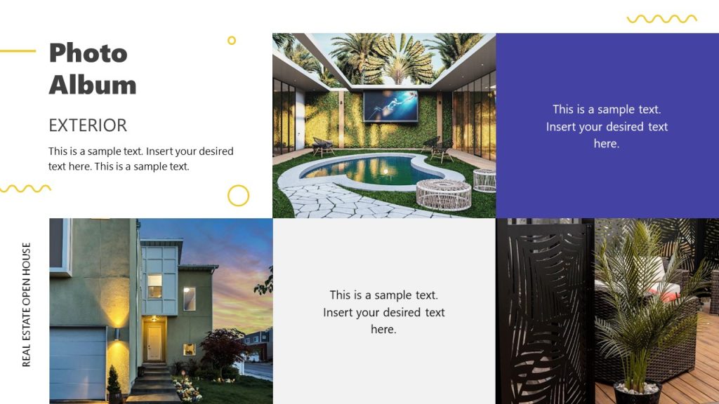 Customizable Photo Album Slide for Exterior - SlideModel