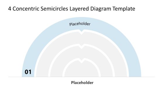 4 Concentric Semicircles Layered PowerPoint Slide - SlideModel